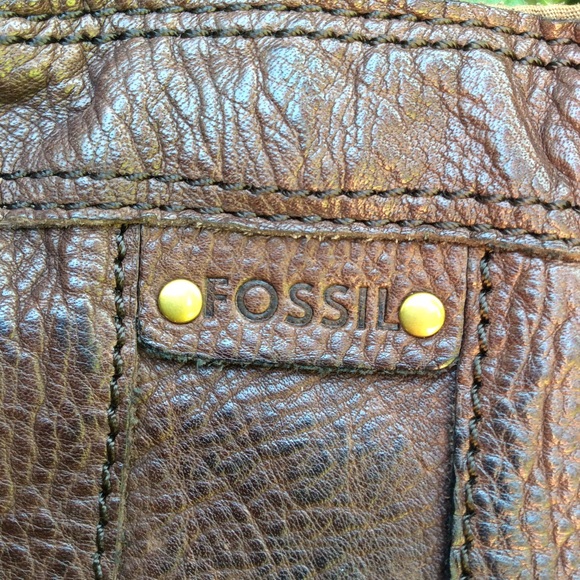 Fossil | Bags | Fossil Crossbody Brown Leather Pouch Design | Poshmark